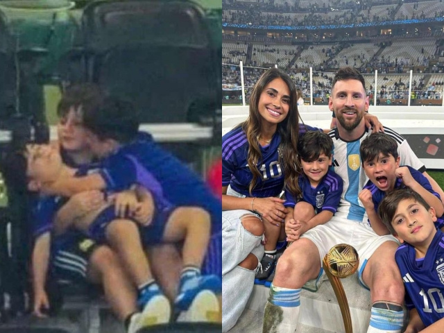 Messi cùng Argentina vô địch World Cup, dân mạng phì cười vì cậu con ...